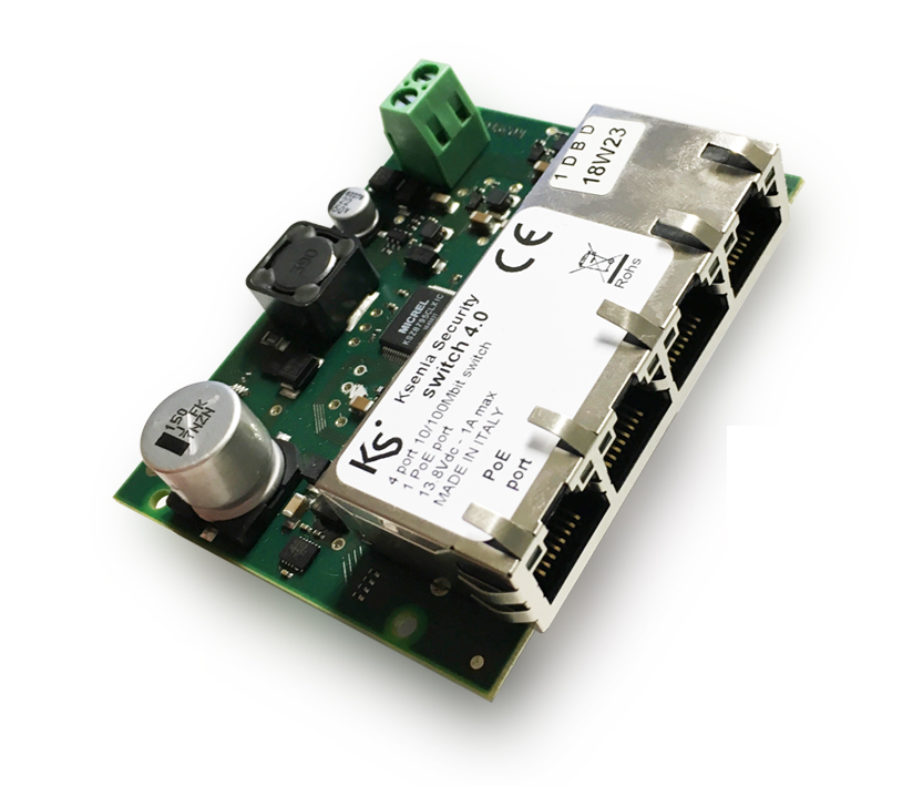 switch 4.0 switch 4 porte (1 PoE)